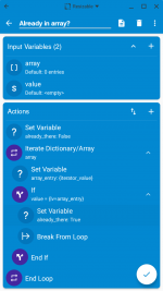 Simple macro to check if variable exists within array? | MacroDroid Forum
